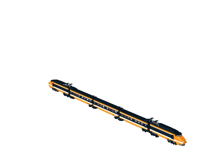 High speed train from BrickLink Studio [BrickLink]