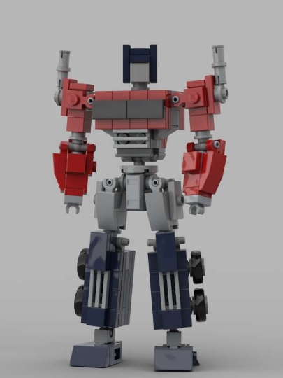Optimus Prime G1 Custom Moc Ver.1 from BrickLink Studio [BrickLink]