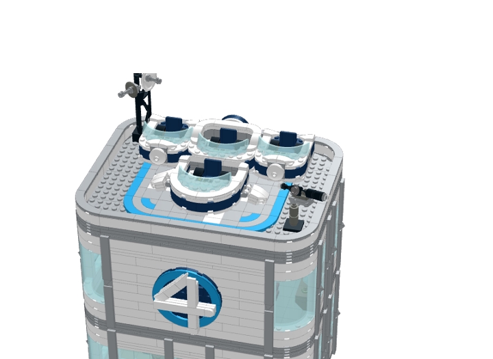 Baxter Building- Marvel Comics from BrickLink Studio [BrickLink]