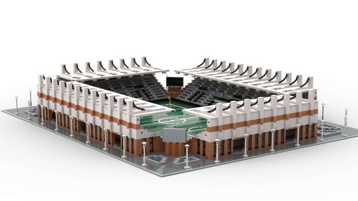 Modular stadium from BrickLink Studio [BrickLink]