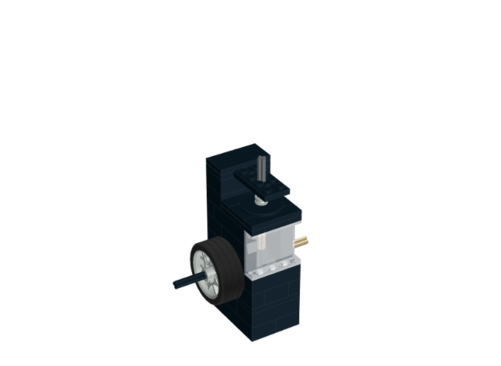 1 Cylinder Head Valve Vacuum Engine from BrickLink Studio [BrickLink]