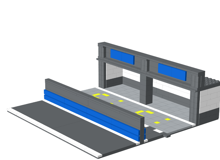 Pit Box 32x32 from BrickLink Studio [BrickLink]