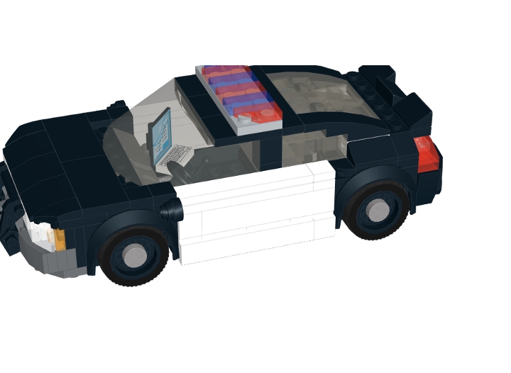 Police Sedan LAPD from BrickLink Studio [BrickLink]