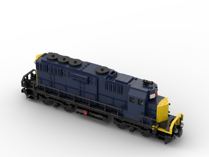 CSX YN3 Gp40-2 (Maersk Locomotive Mod) from BrickLink Studio [BrickLink]