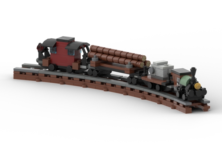 Logging Train-mini from BrickLink Studio [BrickLink]