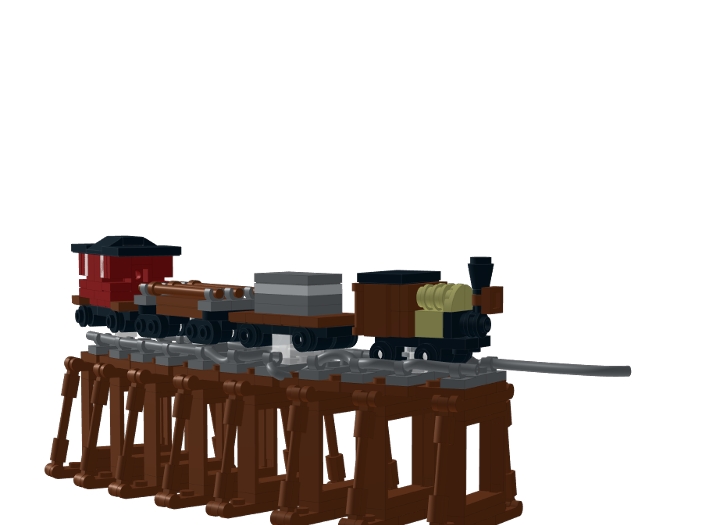 Logging Train Grande Scale from BrickLink Studio [BrickLink]