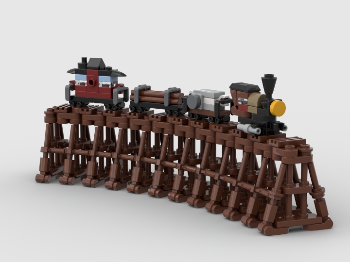 BL Mini Logging Railway from BrickLink Studio [BrickLink]