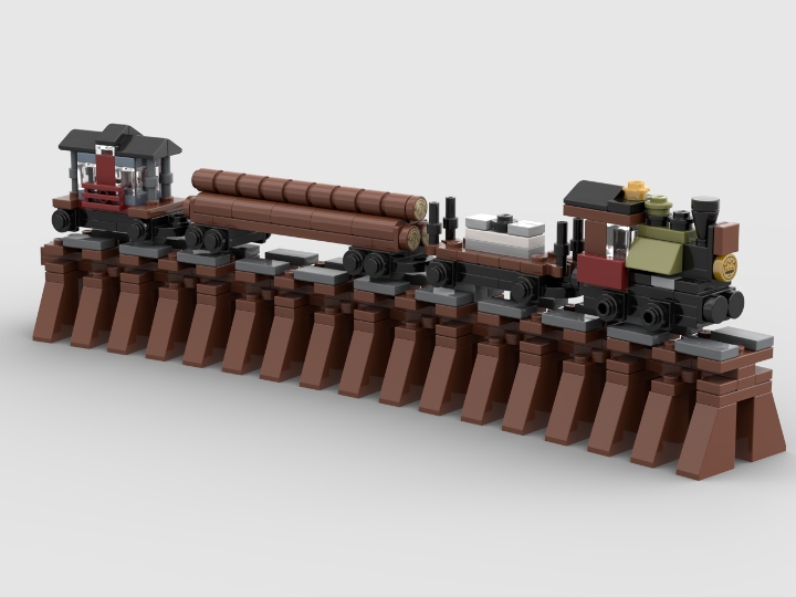 Mini Logging Railway from BrickLink Studio [BrickLink]