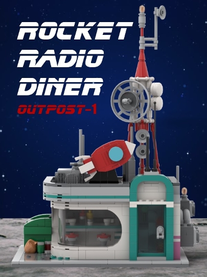 Small Space diner-Outpost 1 from BrickLink Studio [BrickLink]