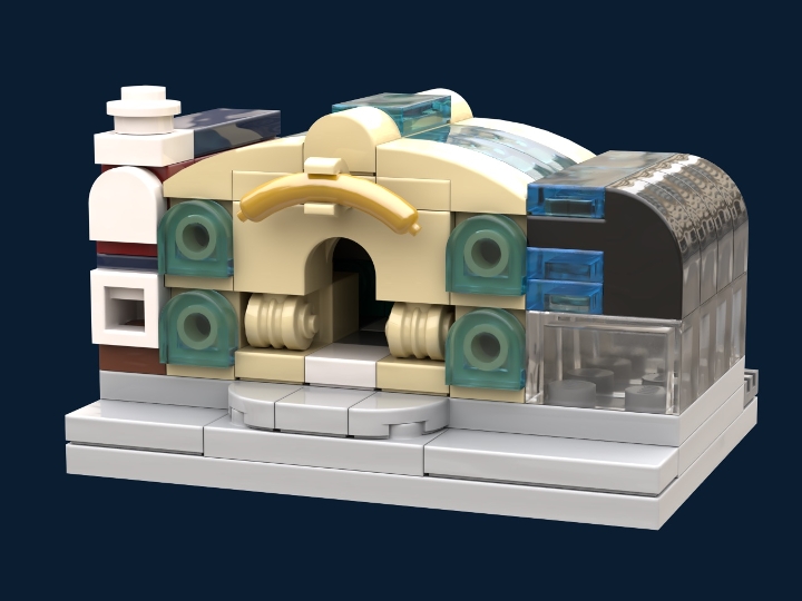 Mini Build - Brick Cross Train Station from BrickLink Studio [BrickLink]
