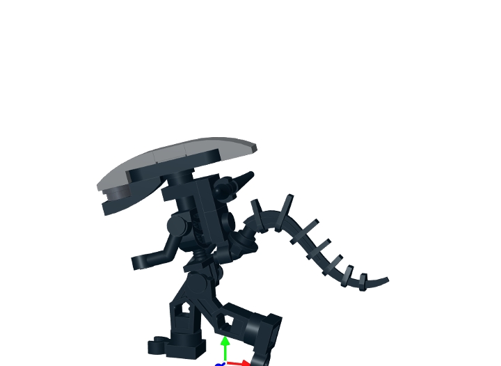 Alien Xenomorph from BrickLink Studio [BrickLink]