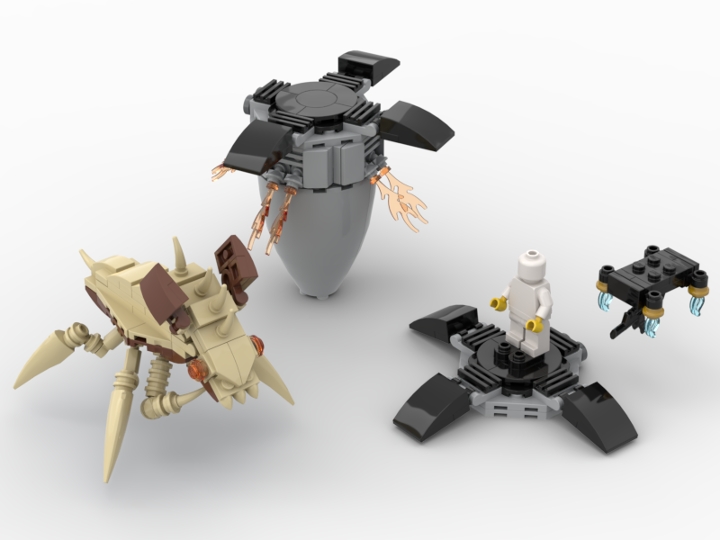 HELLDIVERS 2 - Set with Hellpod, terminide from BrickLink Studio ...