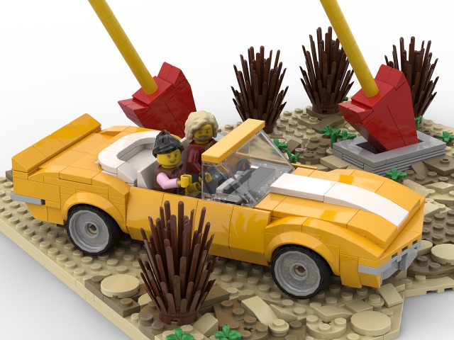 [Twin Arrows On Historic Route 66] [BrickLink]