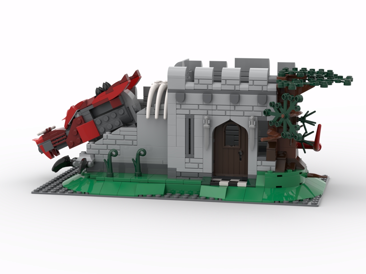 [Dragon Castle Desk Tidy] [BrickLink]