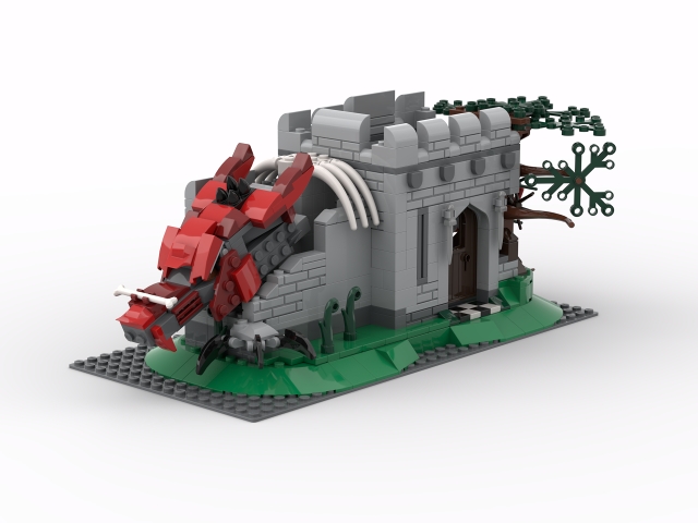 [Dragon Castle Desk Tidy] [BrickLink]