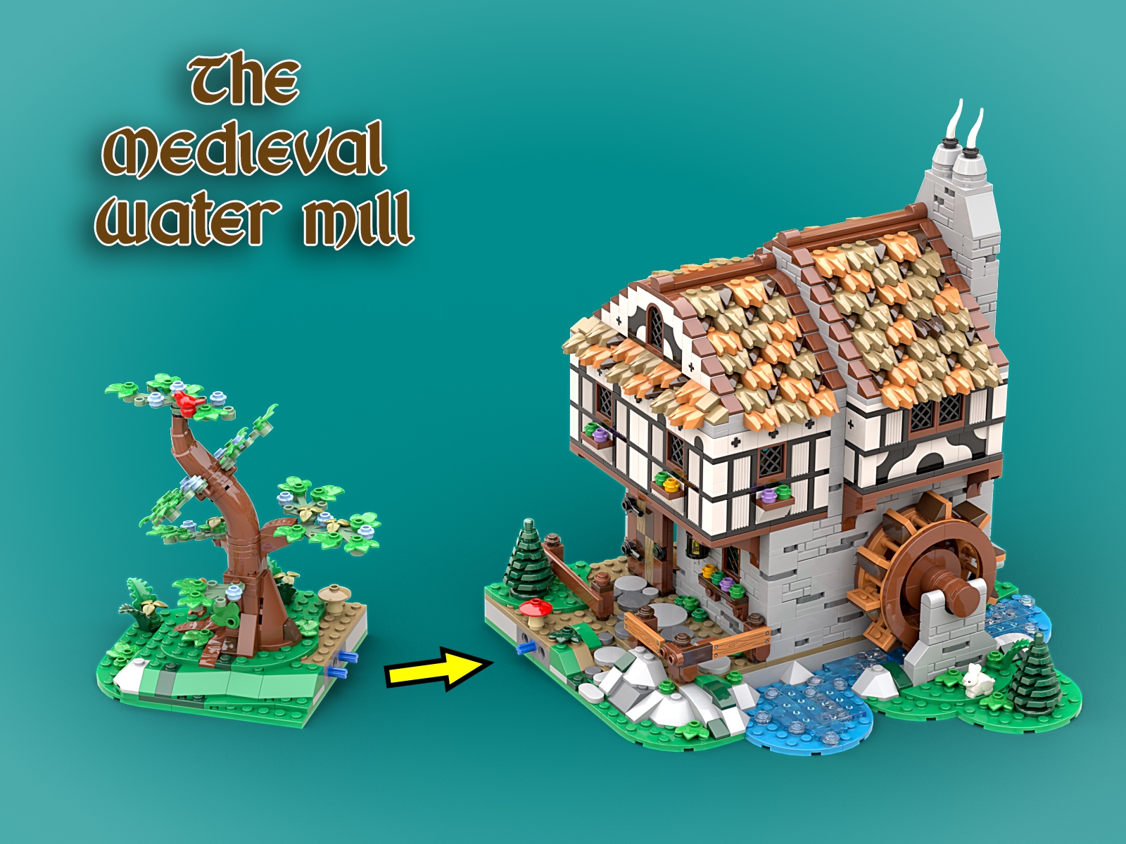 [The Medieval Water Mill] [BrickLink]