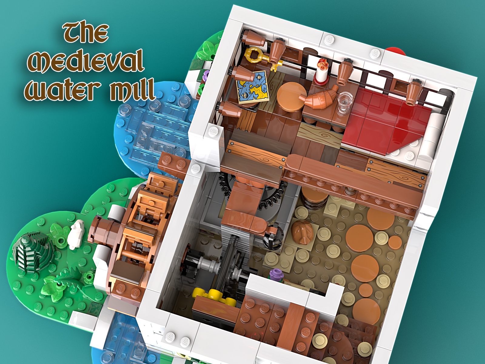 [The Medieval Water Mill] [BrickLink]
