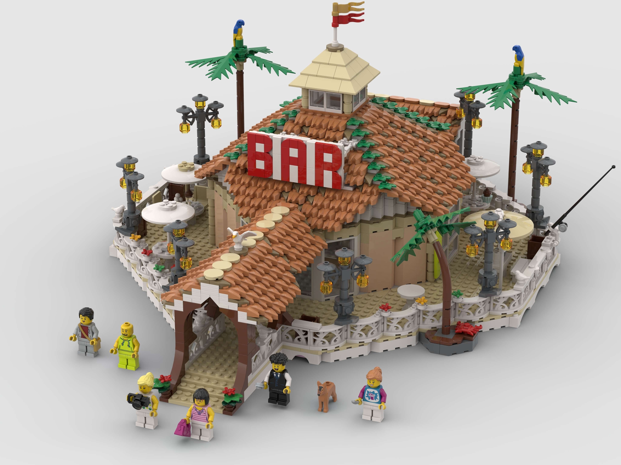 [Kiosk on the beach] [BrickLink]