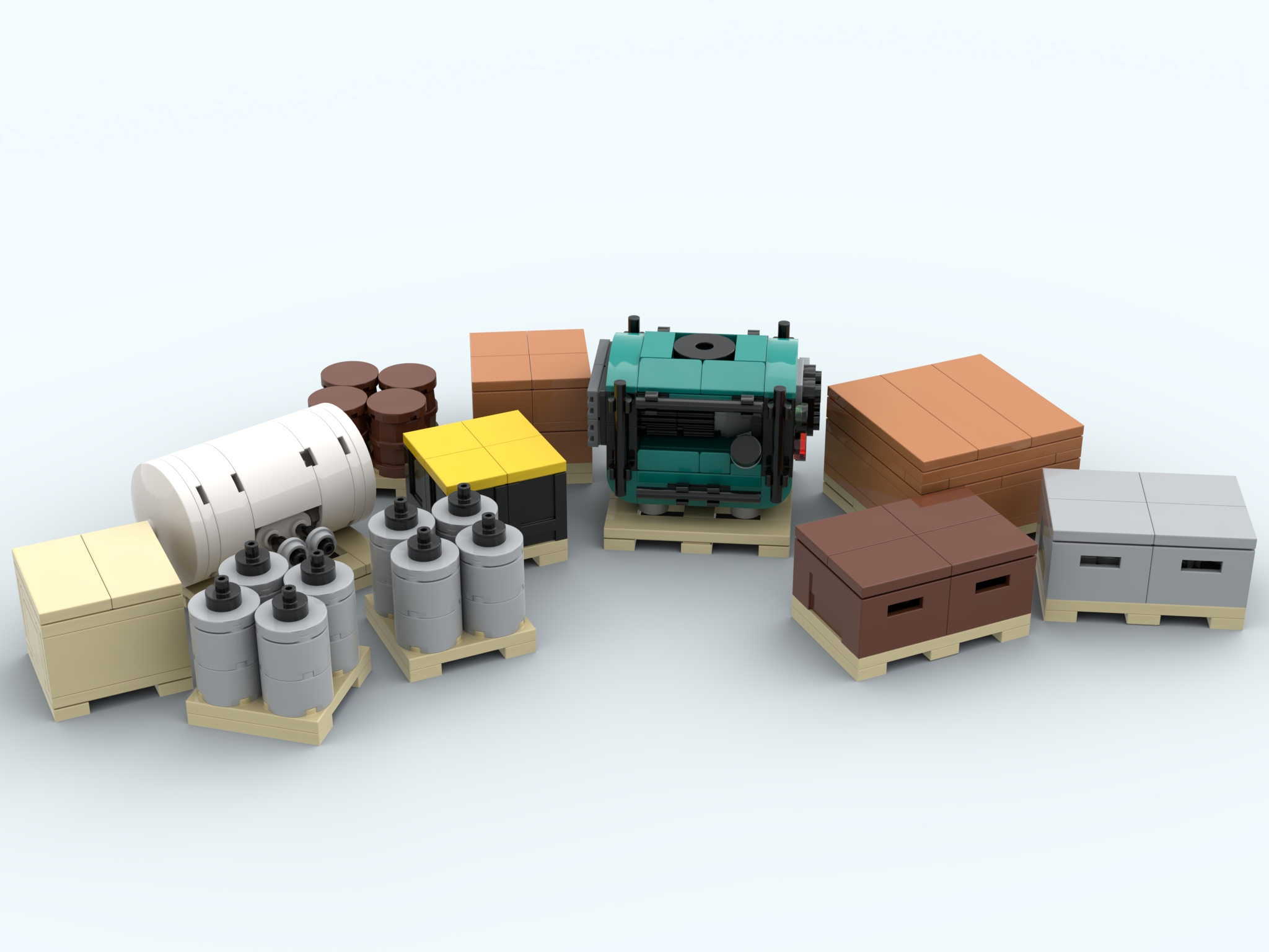 [Day Cab Semi Truck] [BrickLink]