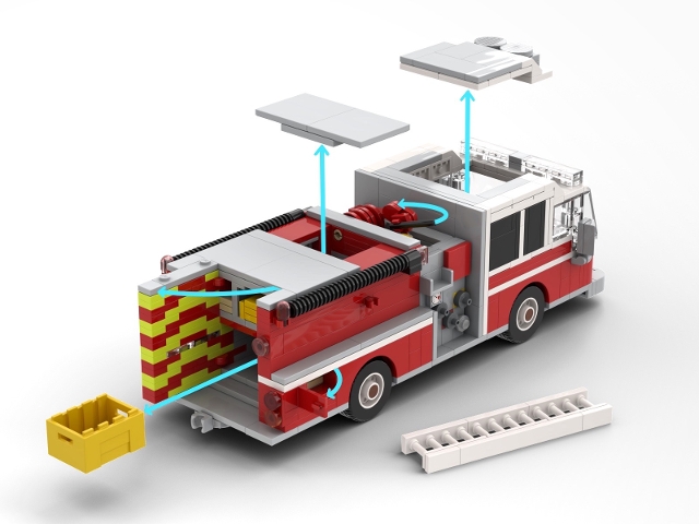 [Fire Truck] [BrickLink]