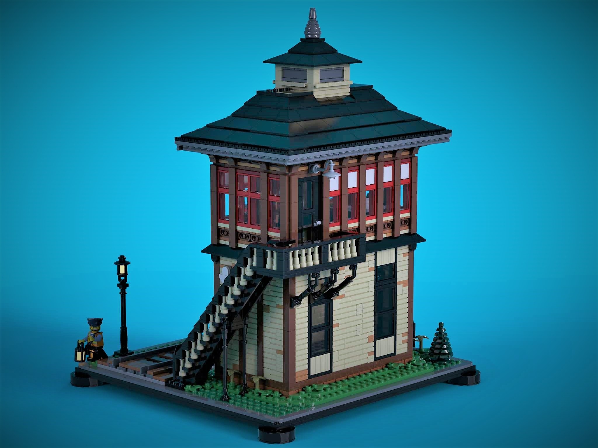 [Interlocking Tower 1885] [BrickLink]