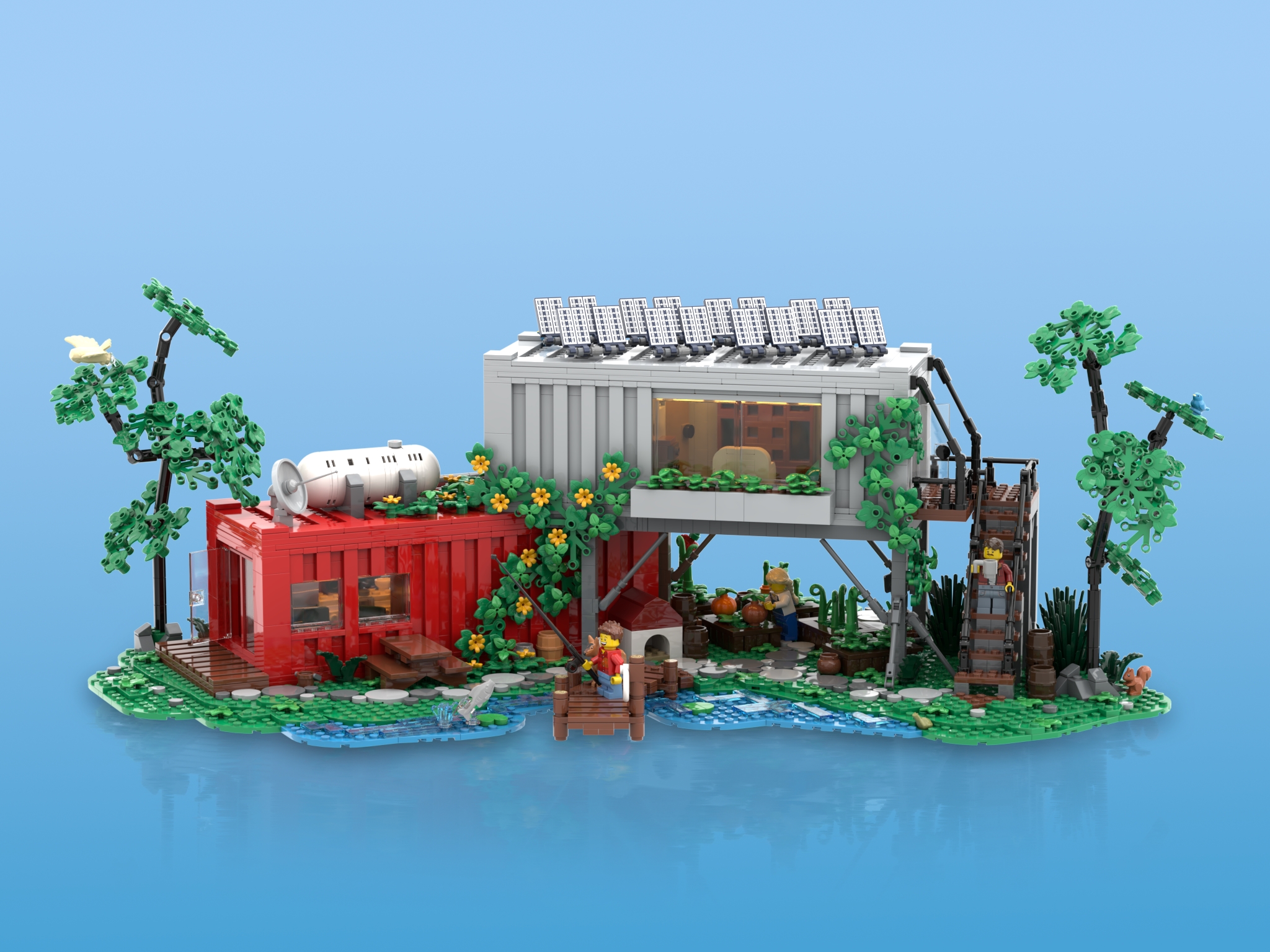 [Remote Container House] [BrickLink]