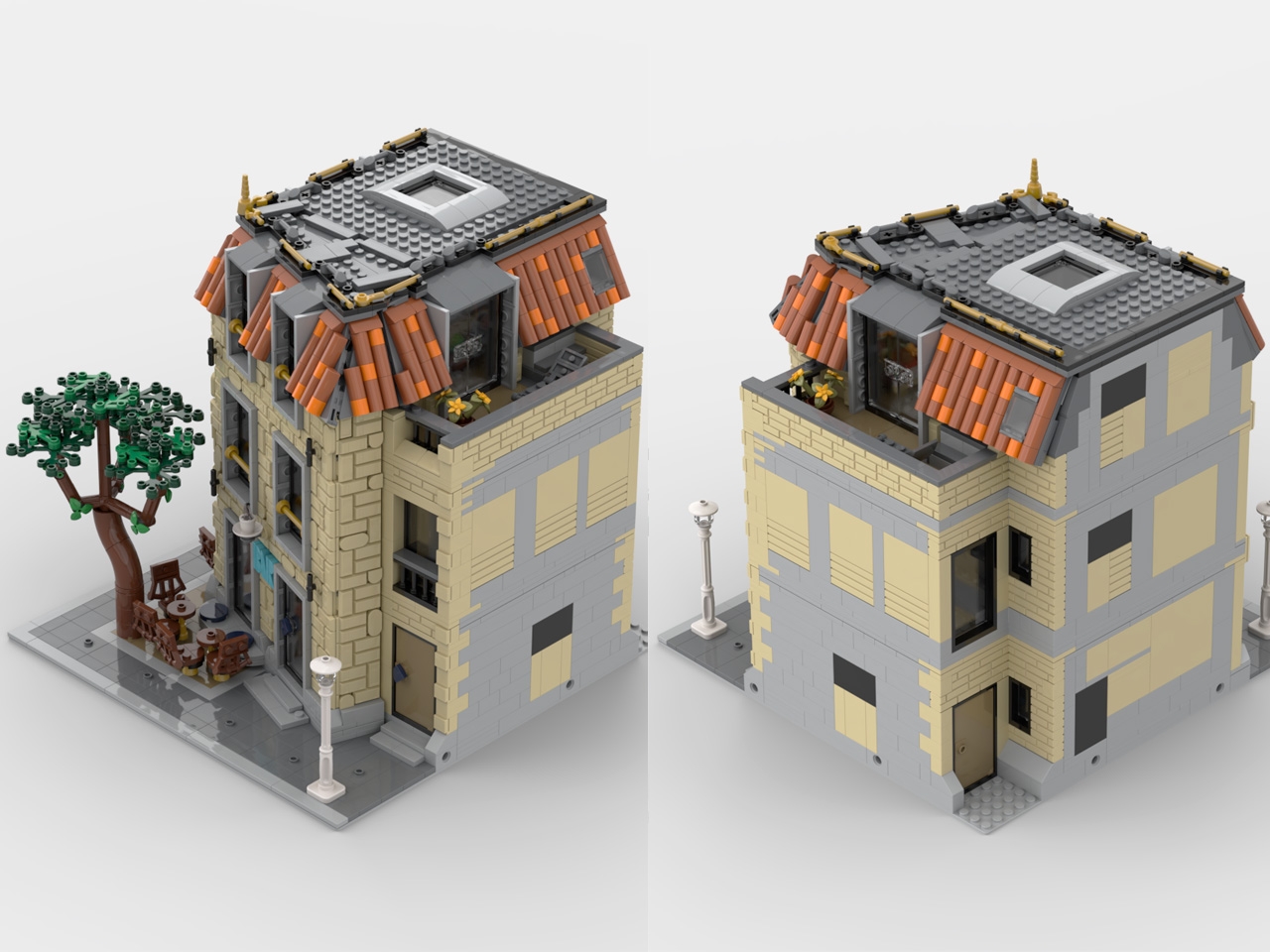 [Modern Oldtown Corner] [BrickLink]