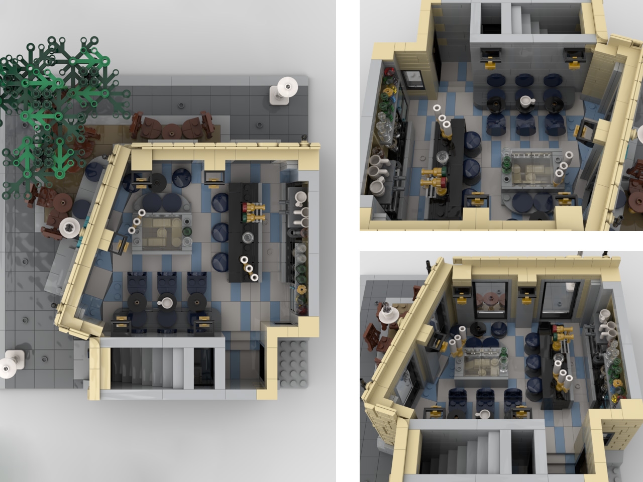 [Modern Oldtown Corner] [BrickLink]