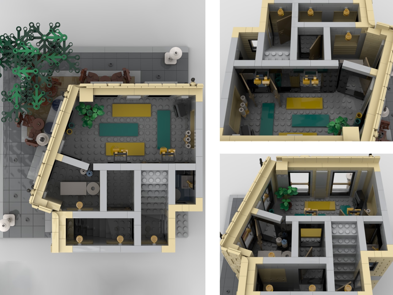 [Modern Oldtown Corner] [BrickLink]
