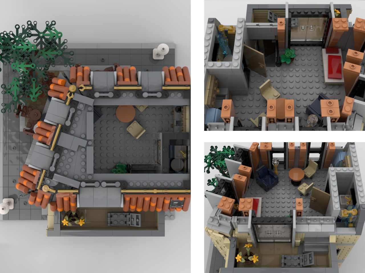 [Modern Oldtown Corner] [BrickLink]