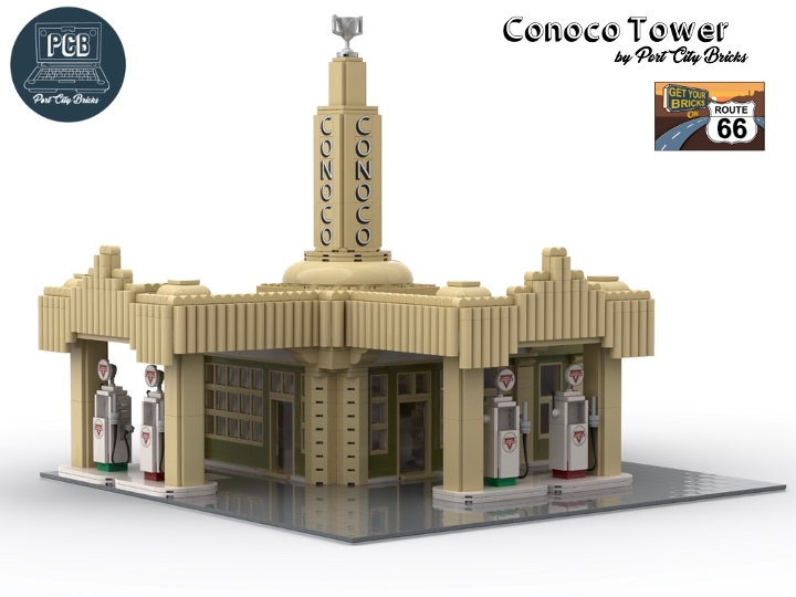 Conoco Tower Station - Get Your Bricks on Route 66 from BrickLink ...