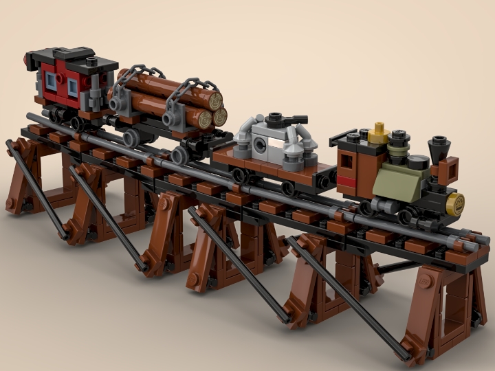 Mini Logging Railway from BrickLink Studio [BrickLink]