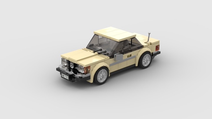 LEGO Mercedes-Benz 450 SLC C107 MOC from BrickLink Studio [BrickLink]
