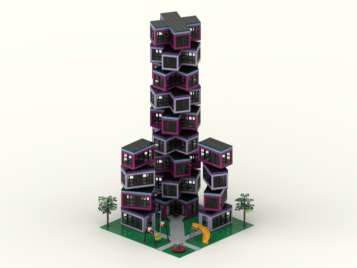 Twisted Towers from BrickLink Studio [BrickLink]