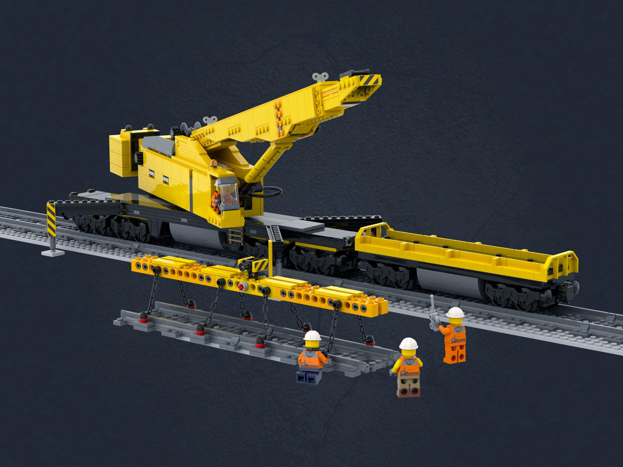 [Crane on Track 2.0] [BrickLink]