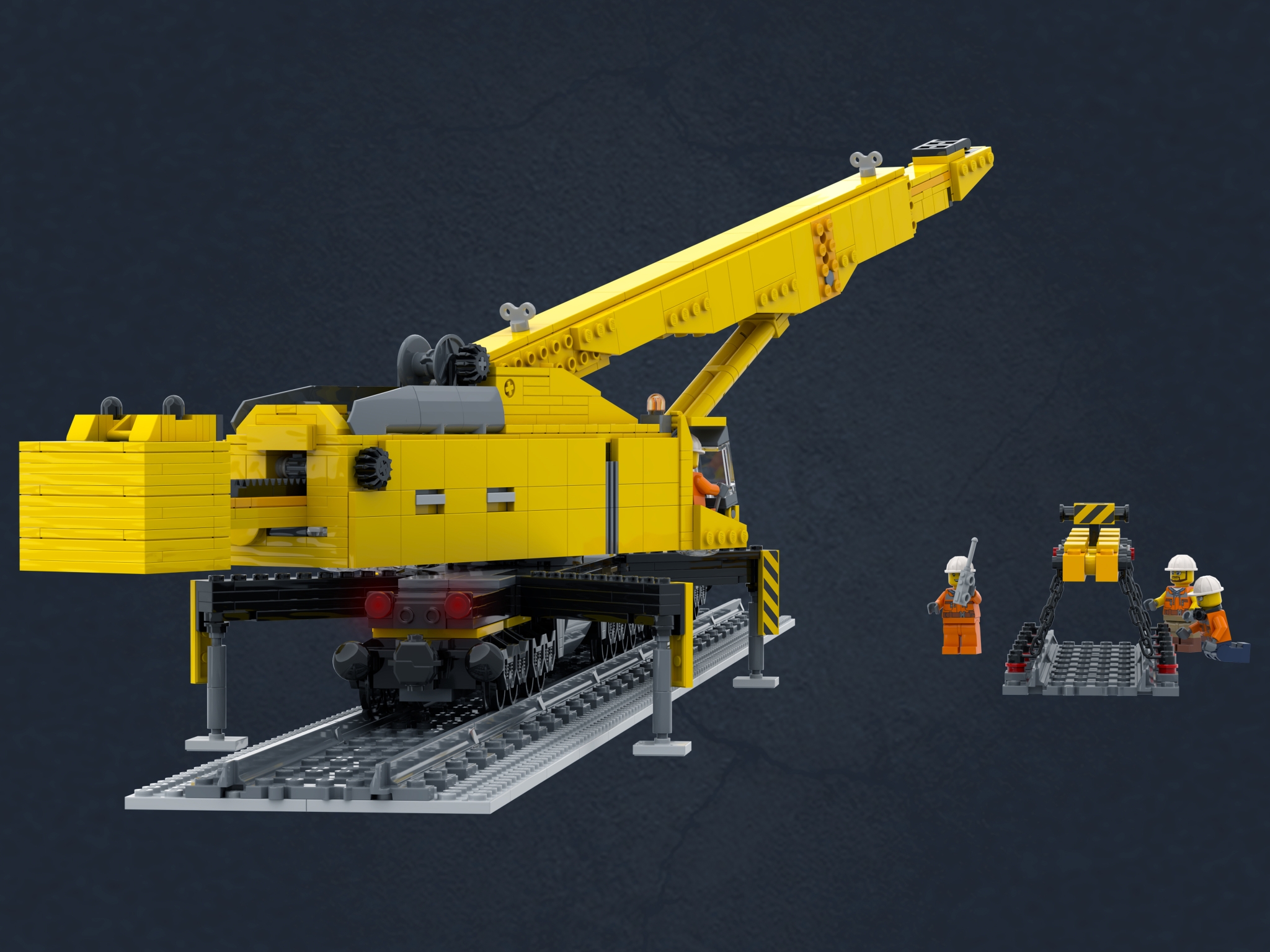 [Crane on Track 2.0] [BrickLink]