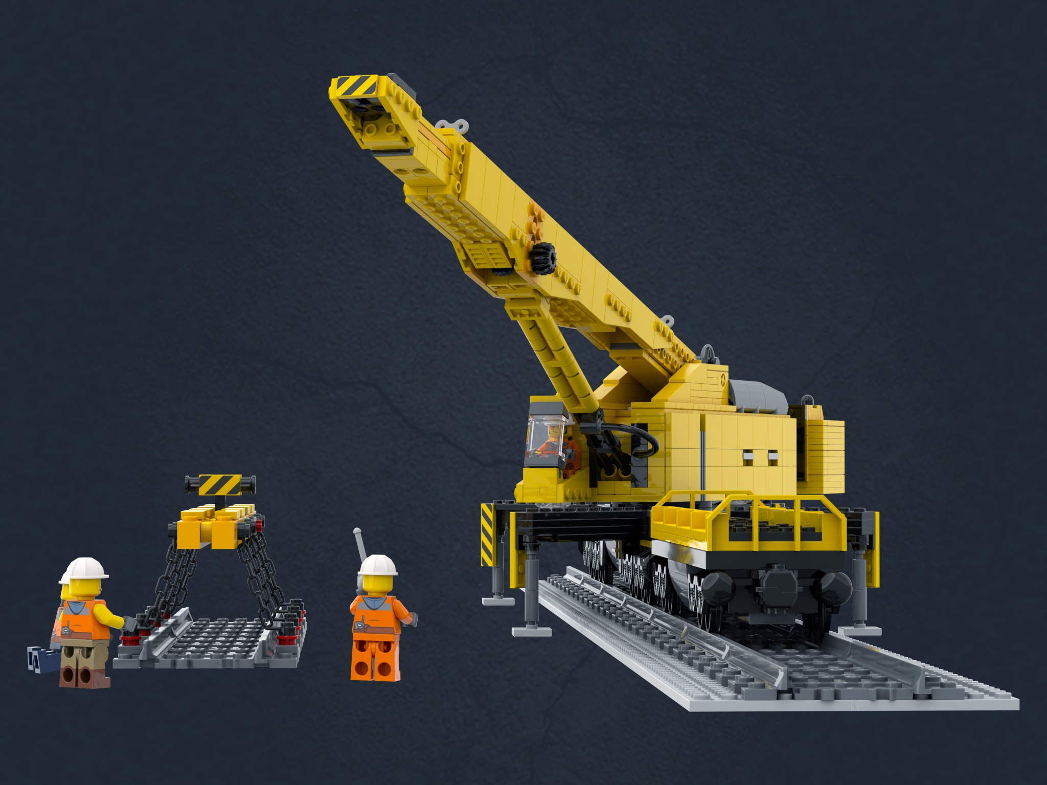 [Crane on Track 2.0] [BrickLink]