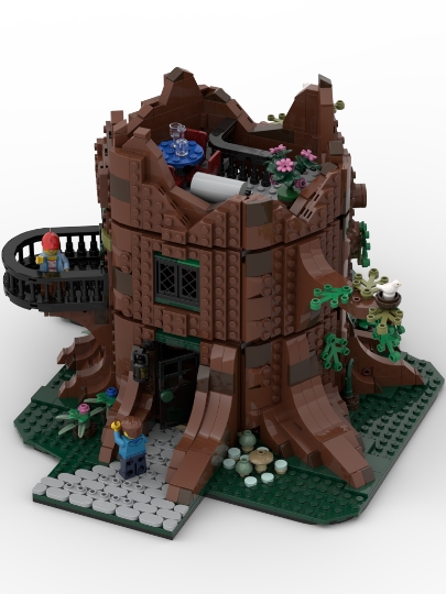 Tree Stump House from BrickLink Studio [BrickLink]