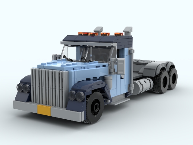 [Day Cab Semi Truck] [BrickLink]