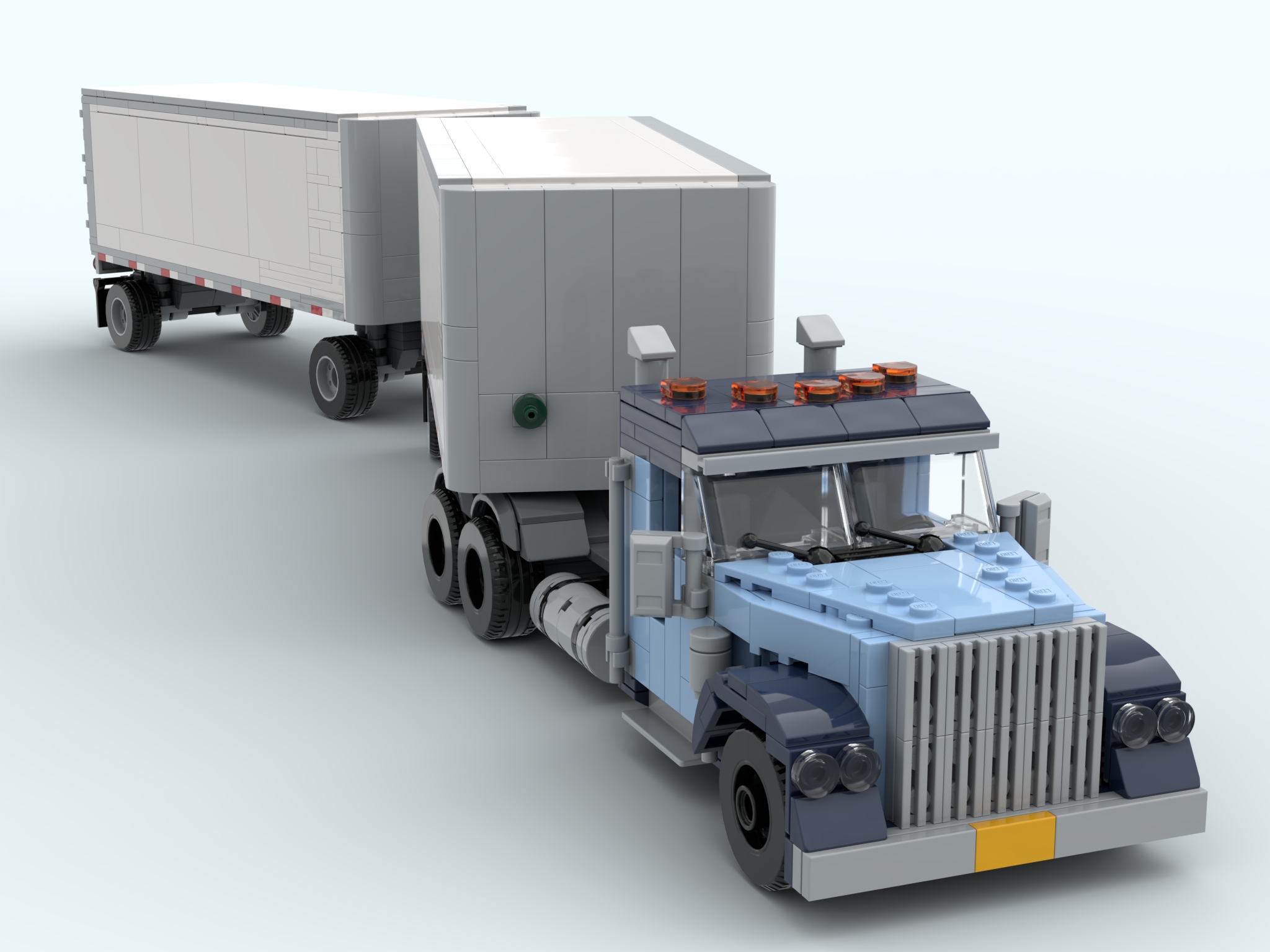 [Day Cab Semi Truck] [BrickLink]