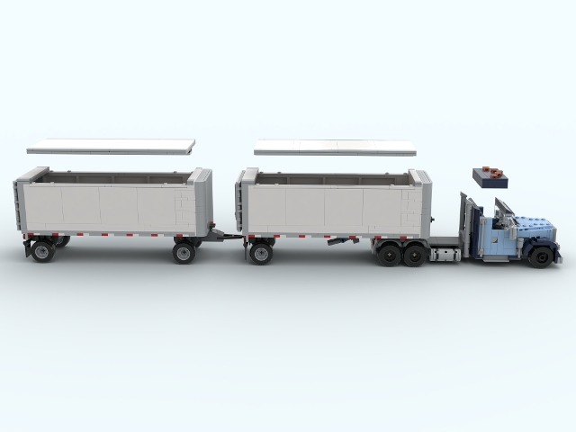 [Day Cab Semi Truck] [BrickLink]