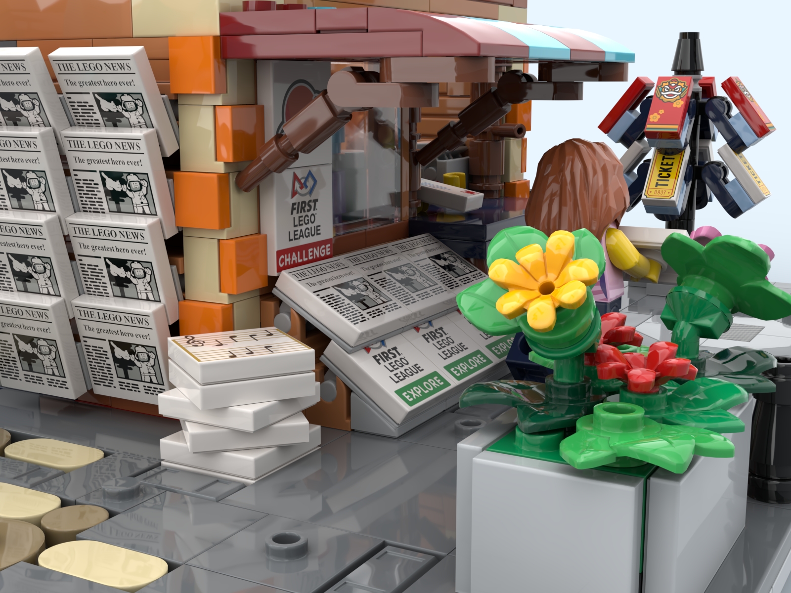 [Vintage Newsstand] [BrickLink]
