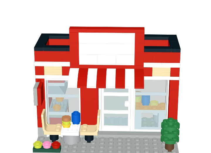 KFC from BrickLink Studio [BrickLink]