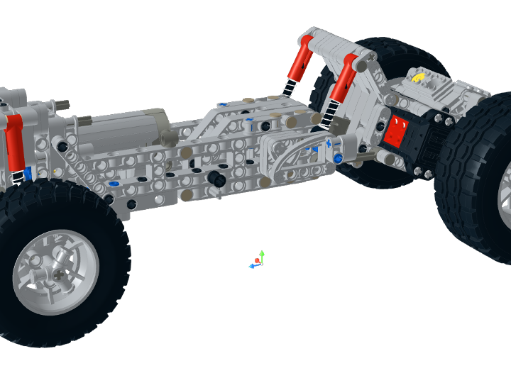 RC Buggy Motor Offroader Chassis from BrickLink Studio [BrickLink]