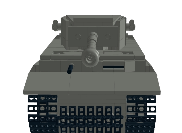 Tiger 1E from BrickLink Studio [BrickLink]