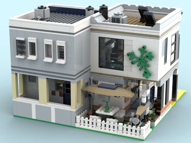 [The Remodeled Neighbor: Twin Row Houses] [BrickLink]
