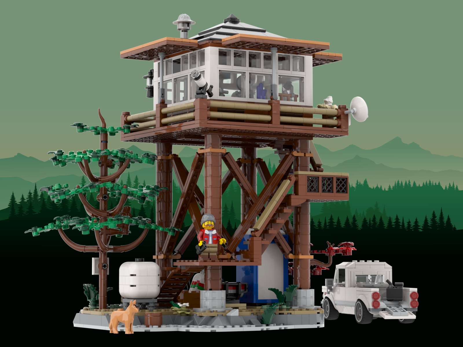 [Fire Lookout Tower] [BrickLink]
