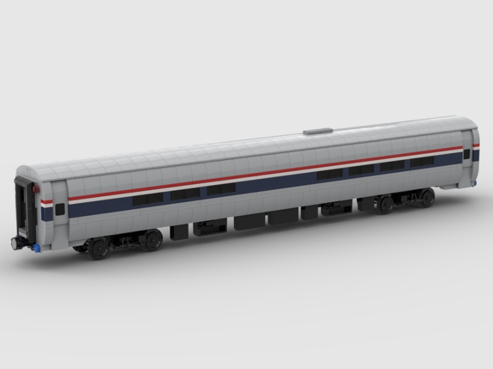 Amfleet I Cafe Car from BrickLink Studio [BrickLink]