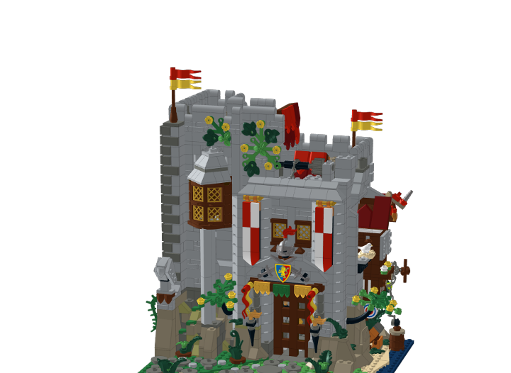 castle guardion gatekeeper top from BrickLink Studio [BrickLink]