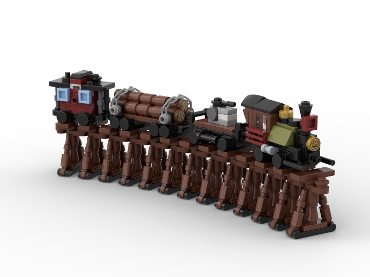 BL Mini Logging Railway from BrickLink Studio [BrickLink]